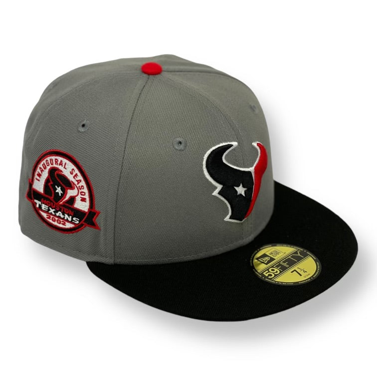 HOUSTON TEXANS “2002 INAUGURAL SEASON" NEW ERA 59FIFTY FITTED – 4ucaps.com