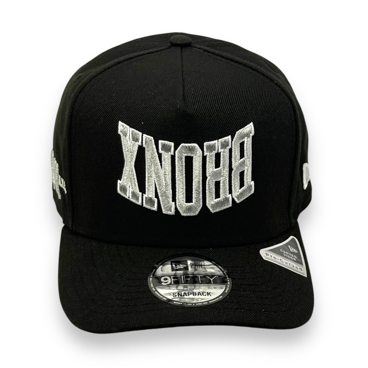 "BRONX UPSIDE DOWN " (BLACK) "9FIFTY AFRAME" NEW ERA SNAPBACK – 4ucaps.com
