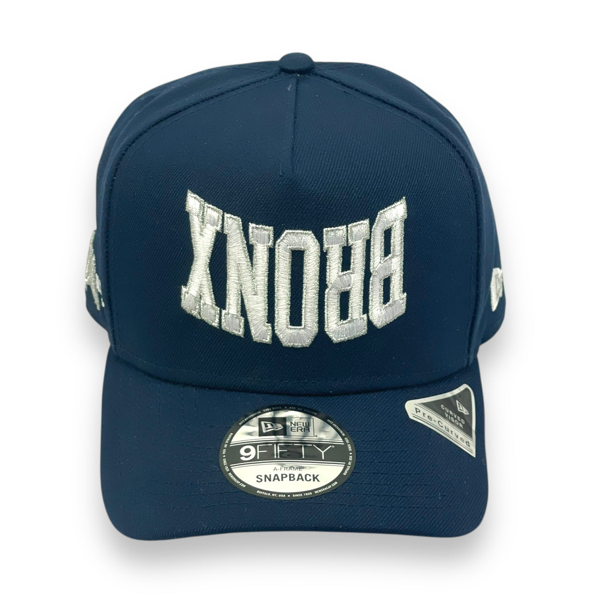 "BRONX UPSIDE DOWN " (NAVY) "9FIFTY AFRAME" NEW ERA SNAPBACK – 4ucaps.com