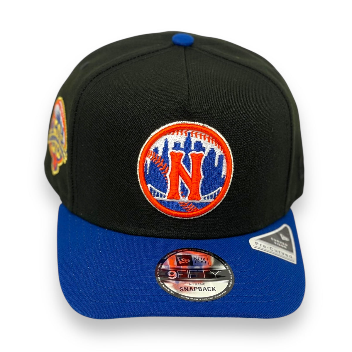 NEW YORK METS (50TH ANN) "9FIFTY AFRAME" NEW ERA SNAPBACK – 4ucaps.com