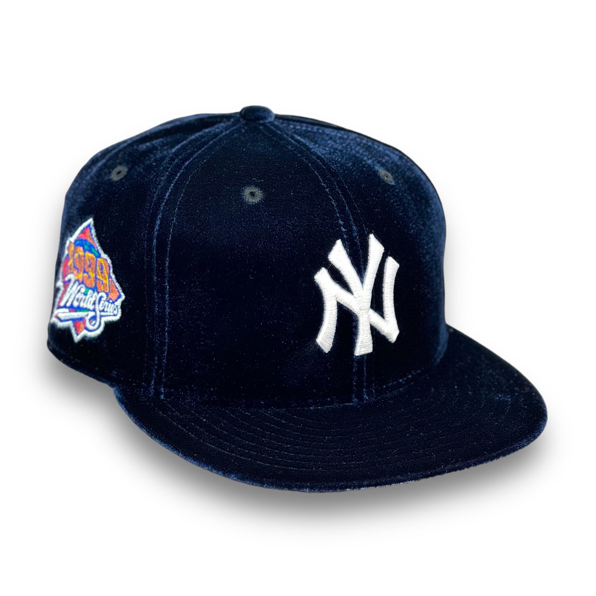NEW YORK YANKEES (NAVY) (1999 WS "VELVET COLLECTION") NEW ERA 59FIFTY ...