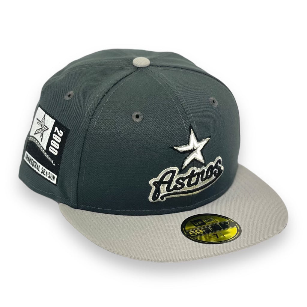 HOUSTON ASTROS (STORM GREY) (2000 INAUGURAL SEASON) NEW ERA 59FIFTY FI ...