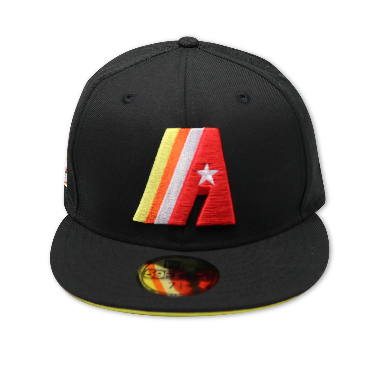 HOUSTON ASTROS "50TH ANNIVERSARY" NEW ERA 59FIFTY FITTED (YELLOW UNDER ...