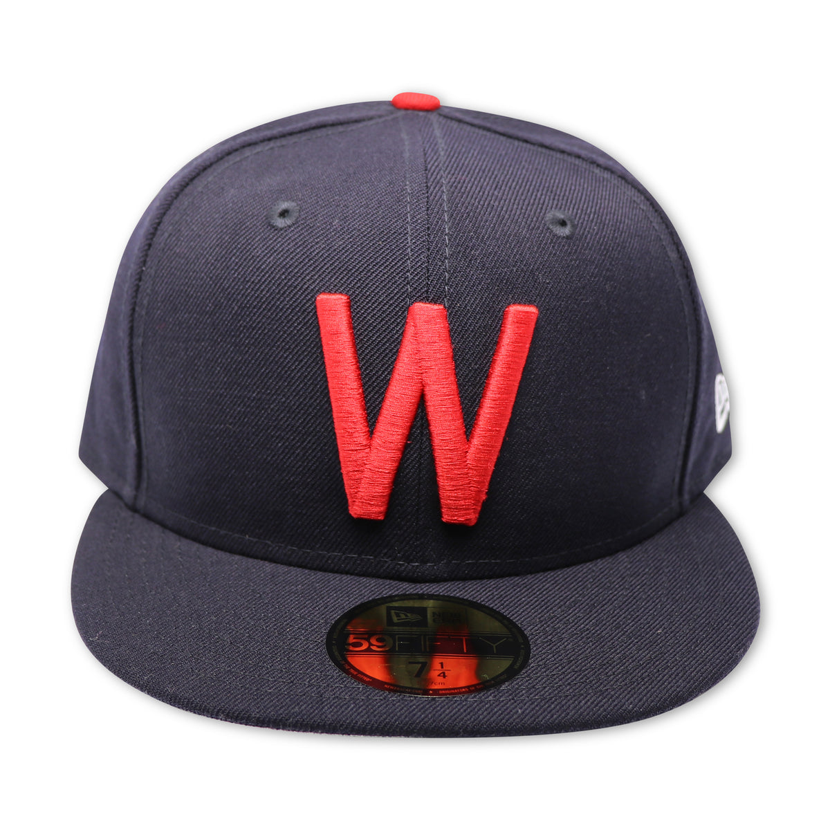 WASHINGTON SENATORS (NAVY) NEW ERA 59FIFTY FITTED (GREY BOTTOM ...