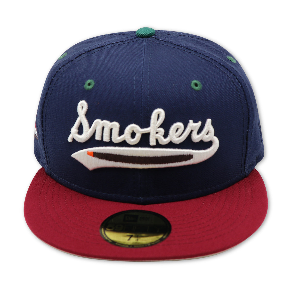 TAMPA SMOKERS (NAVY) NEW ERA 59FIFTY FITTED (OFF-WHITE UNDER VISOR ...