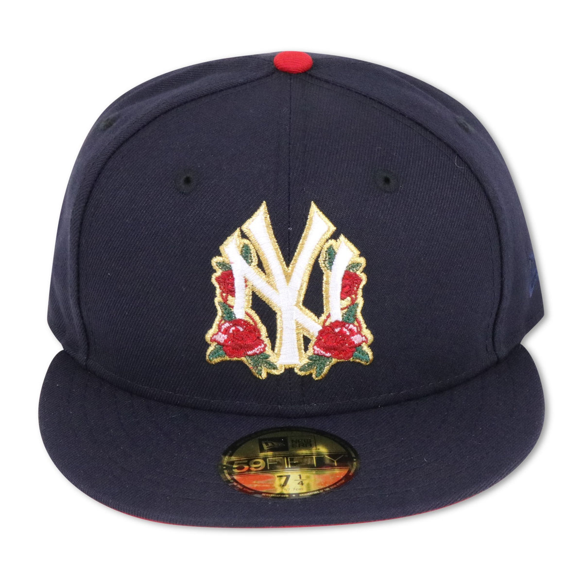 NEW YORK YANKEES "ROSE-LOGO" NEW ERA 59FIFTY FITTED (RED BOTTOM ...